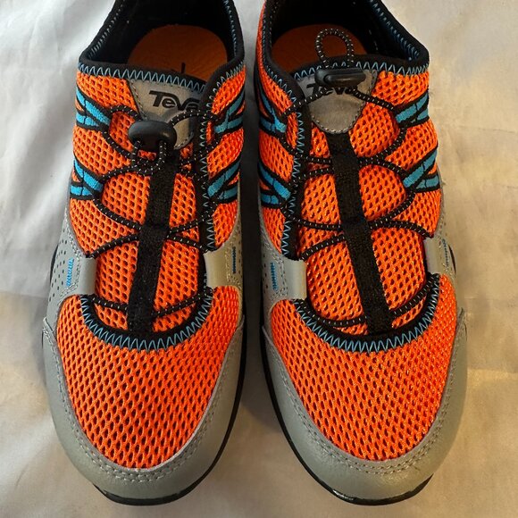 Teva | Shoes | Teva Scamper Water Shoesneaker Greyorangeblue Kid Sizes ...